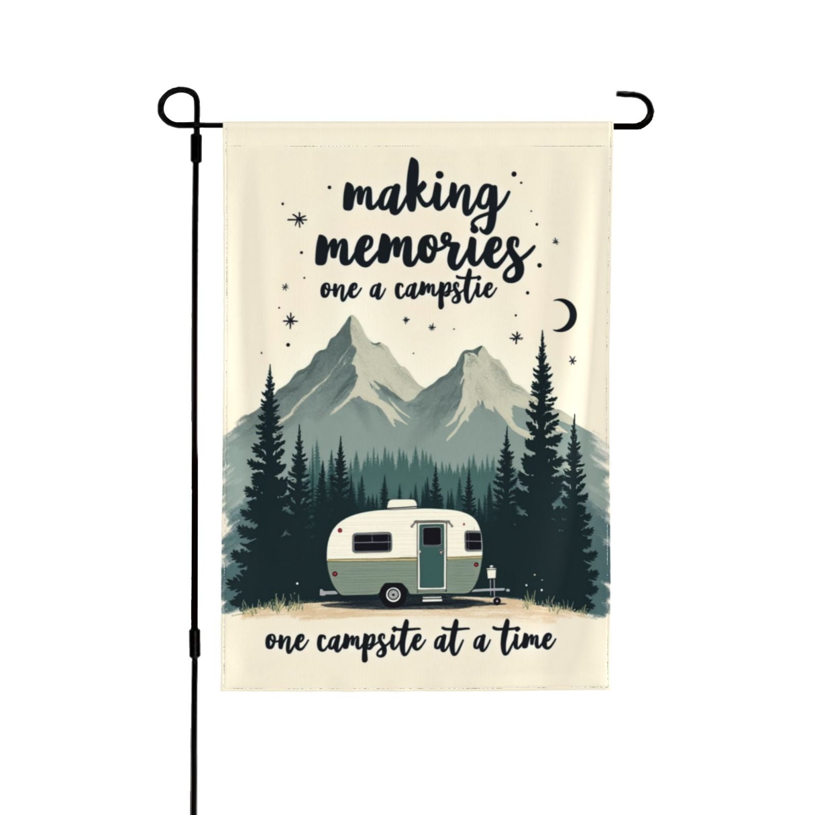 Making Memories One Campsite At A Time Camping Garden Flag Double Sided ...