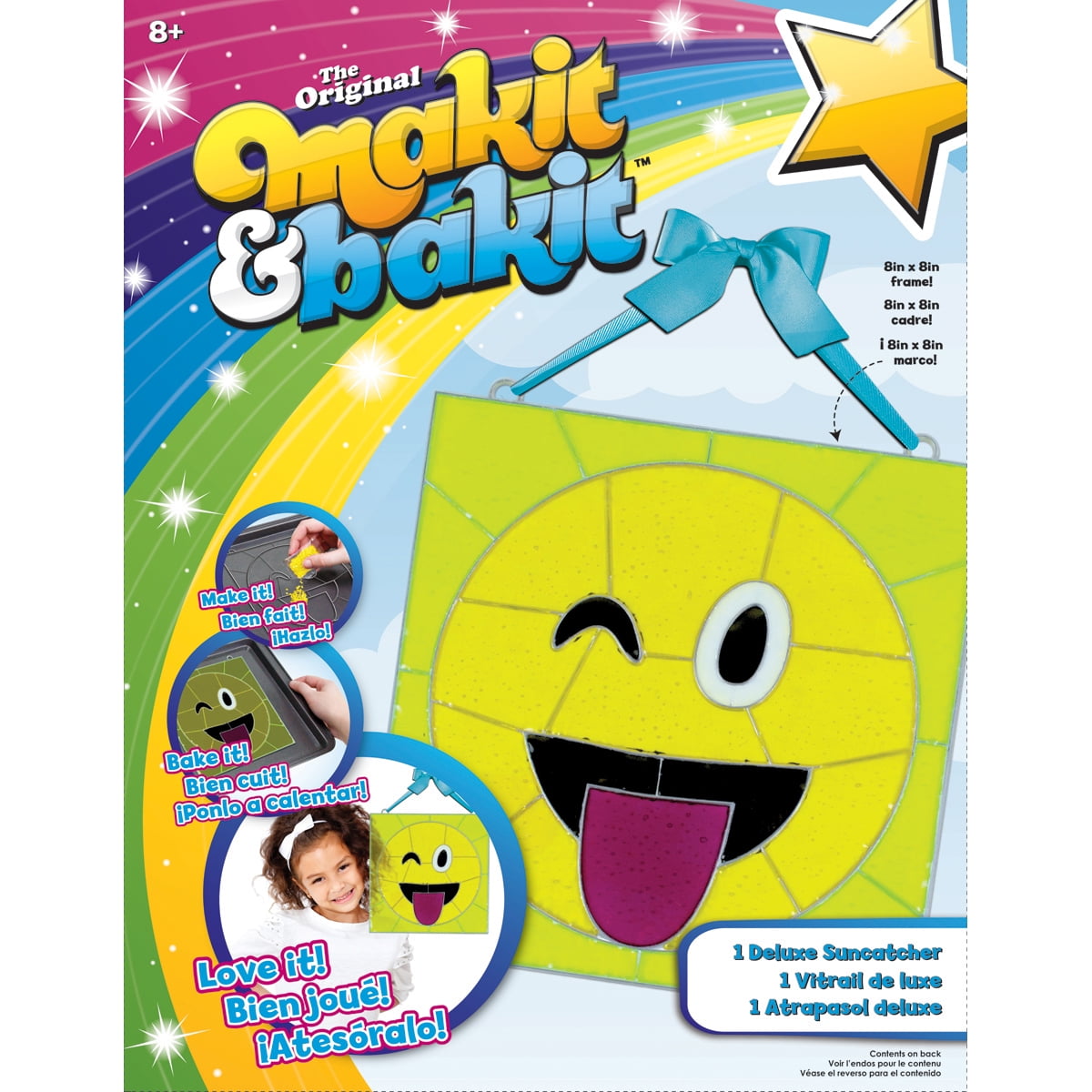 Makit & Bakit Deluxe Suncatcher Kit-Emoji Tongue - Walmart.com