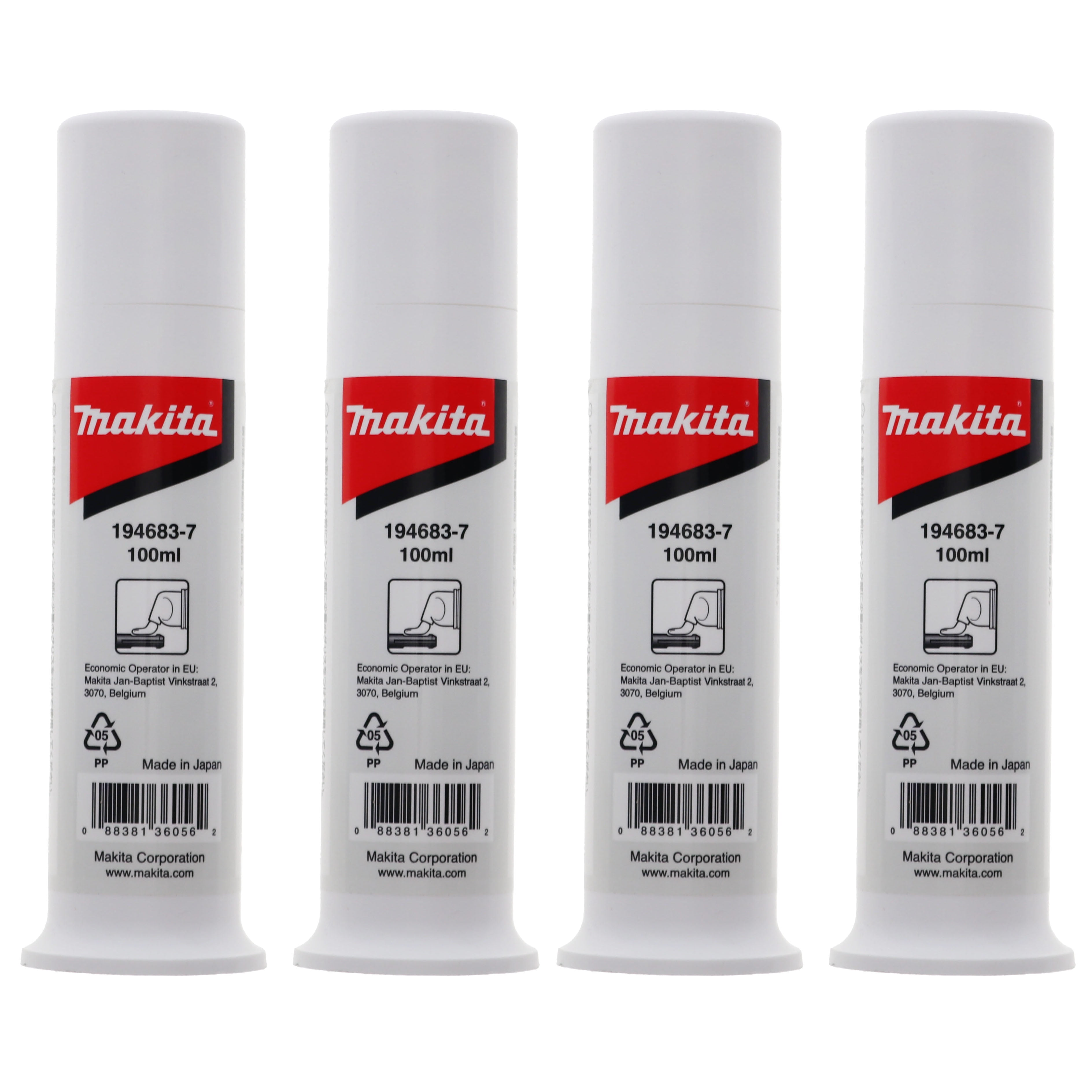 Makita 194683-7 Hammer Bit Grease Vessel 100ML for HM & HR Series (4 ...