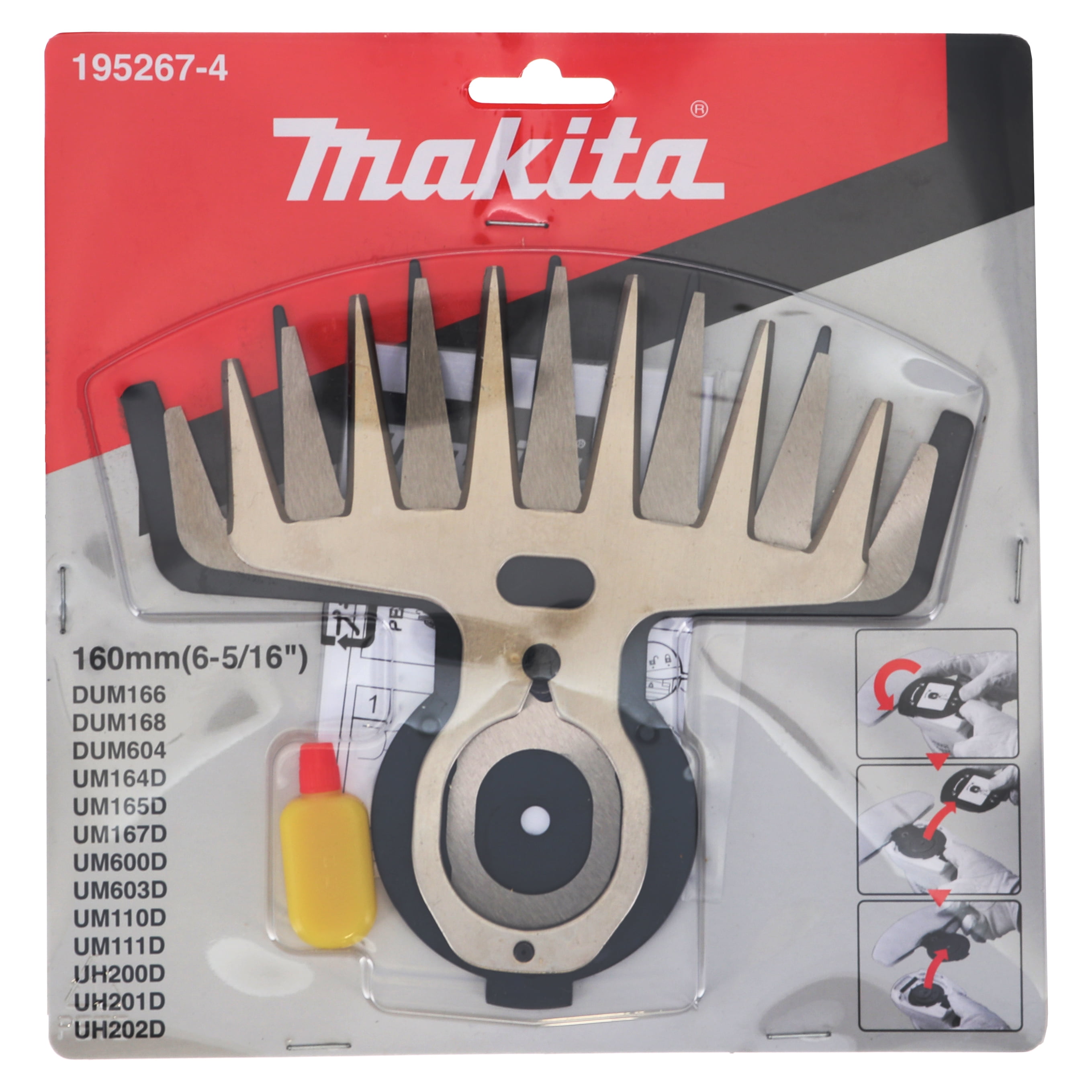 Makita 195267-4 Shear Blade Assembly Tool Set for Shear Grass Tools ...
