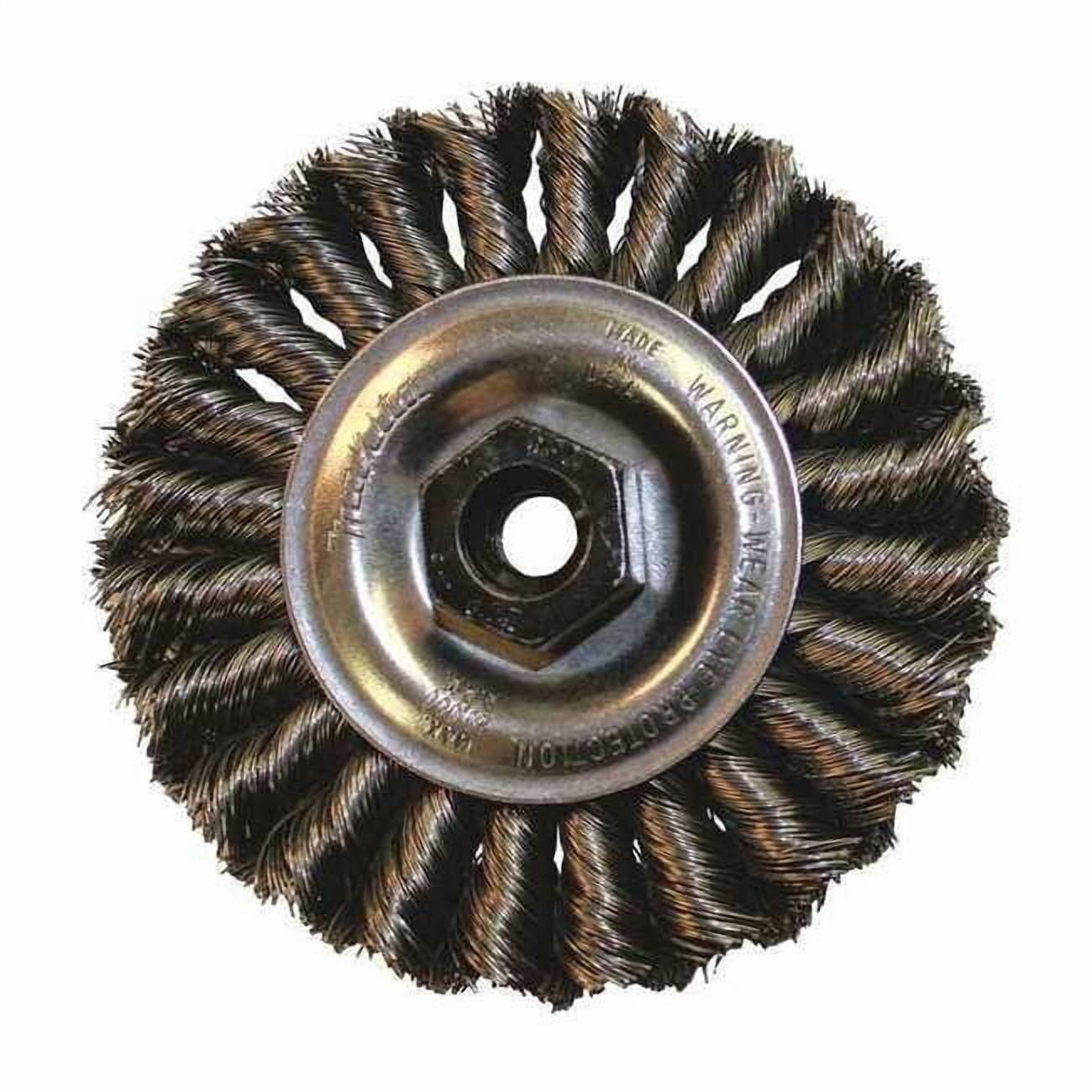Makita 4" Knot Twist Wire Wheel, 5/8"-11 A-98669 - Walmart.com