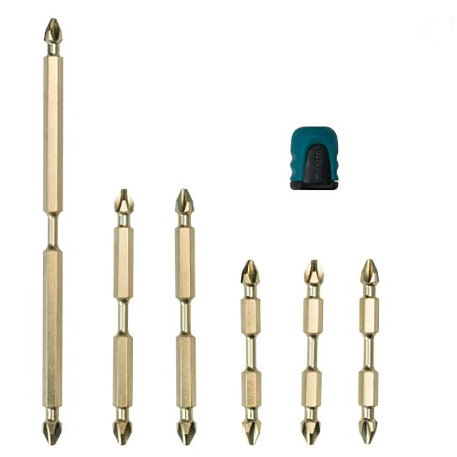 Makita B-44987 Impact Gold 7 Piece Double Ended Power Bit Set with Mag ...