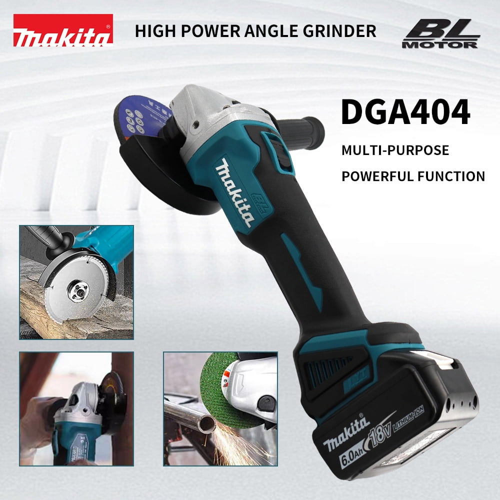 Makita® DGA404 18V Brushless Cordless Electric Angle Grinder 4-1/2 ...