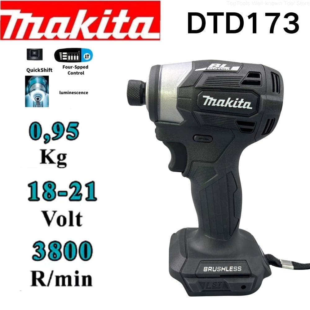 Makita DTD173 18V Cordless Power Screwdriver, 3800 RPM - Walmart.com