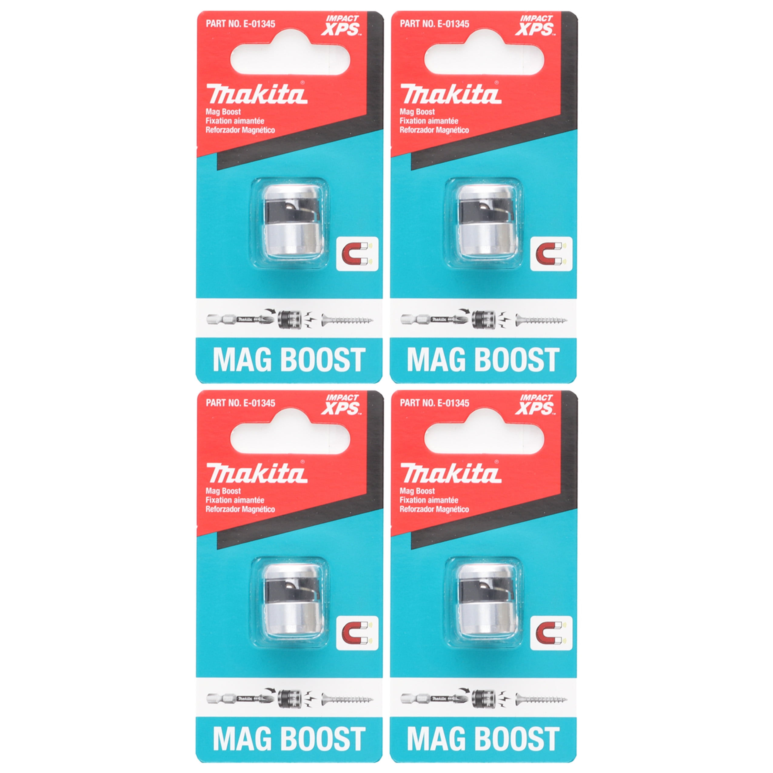 Makita E-01345 Impact XPS Magnetic Boost (4-Pack) - Walmart.com