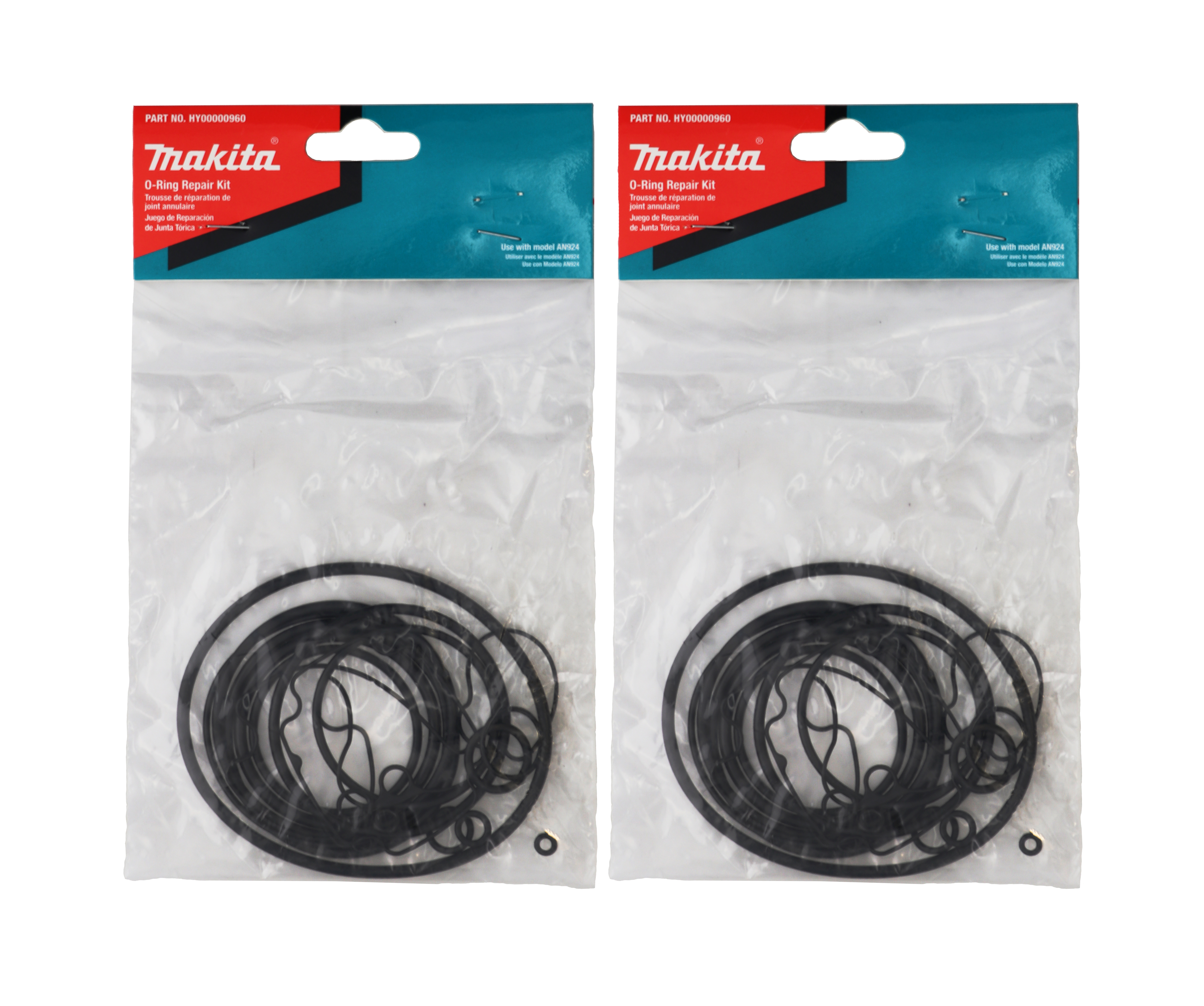 Makita HY00000960 O-Ring Repair Kit for Framing Nailer AN924 (2-Pack ...