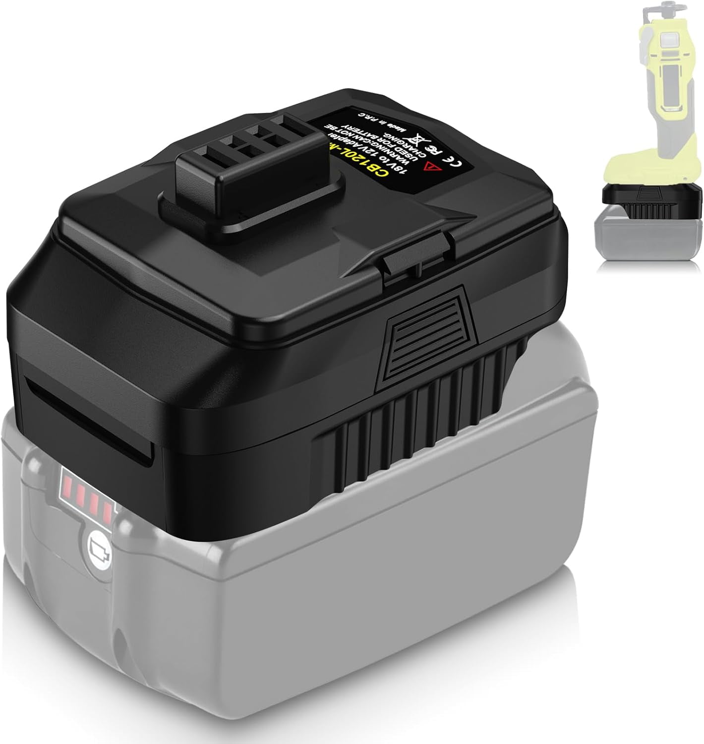 for Makita for Ryobi 12V Battery Adapter,Battery Adaptor Compatible for ...