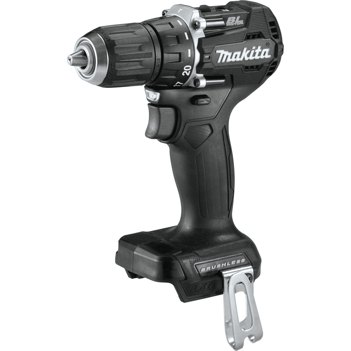 Makita 18V LXT Brushless Lithium-Ion 1/2 in. Cordless Drill-Driver ...