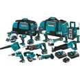 Makita XT1501 18V LXT® Lithium-Ion Cordless 15-Pc. Combo Kit (3.0Ah ...