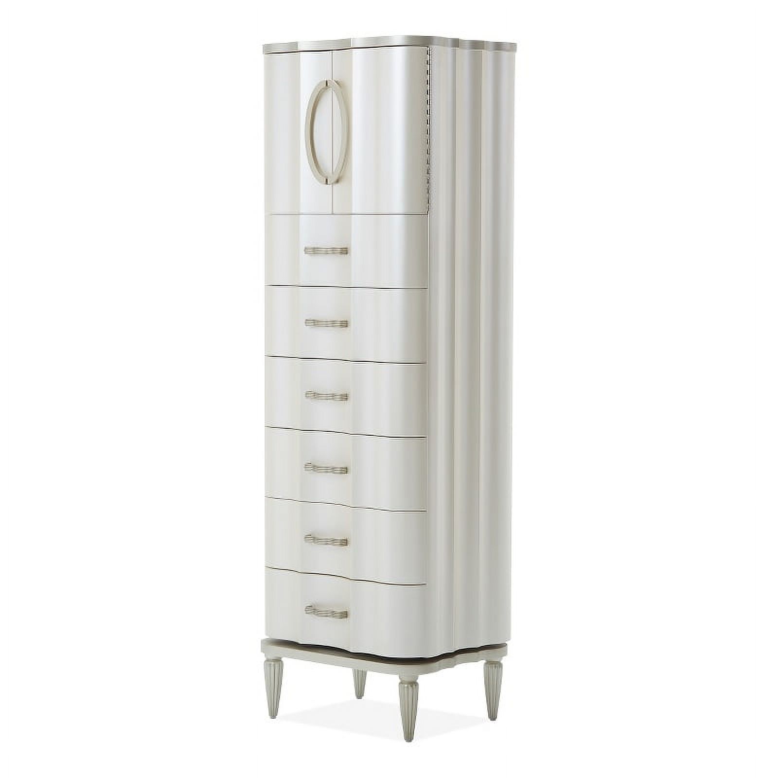 Maklaine Modern Lingerie Chest in Creamy Pearl Finish - Walmart.com