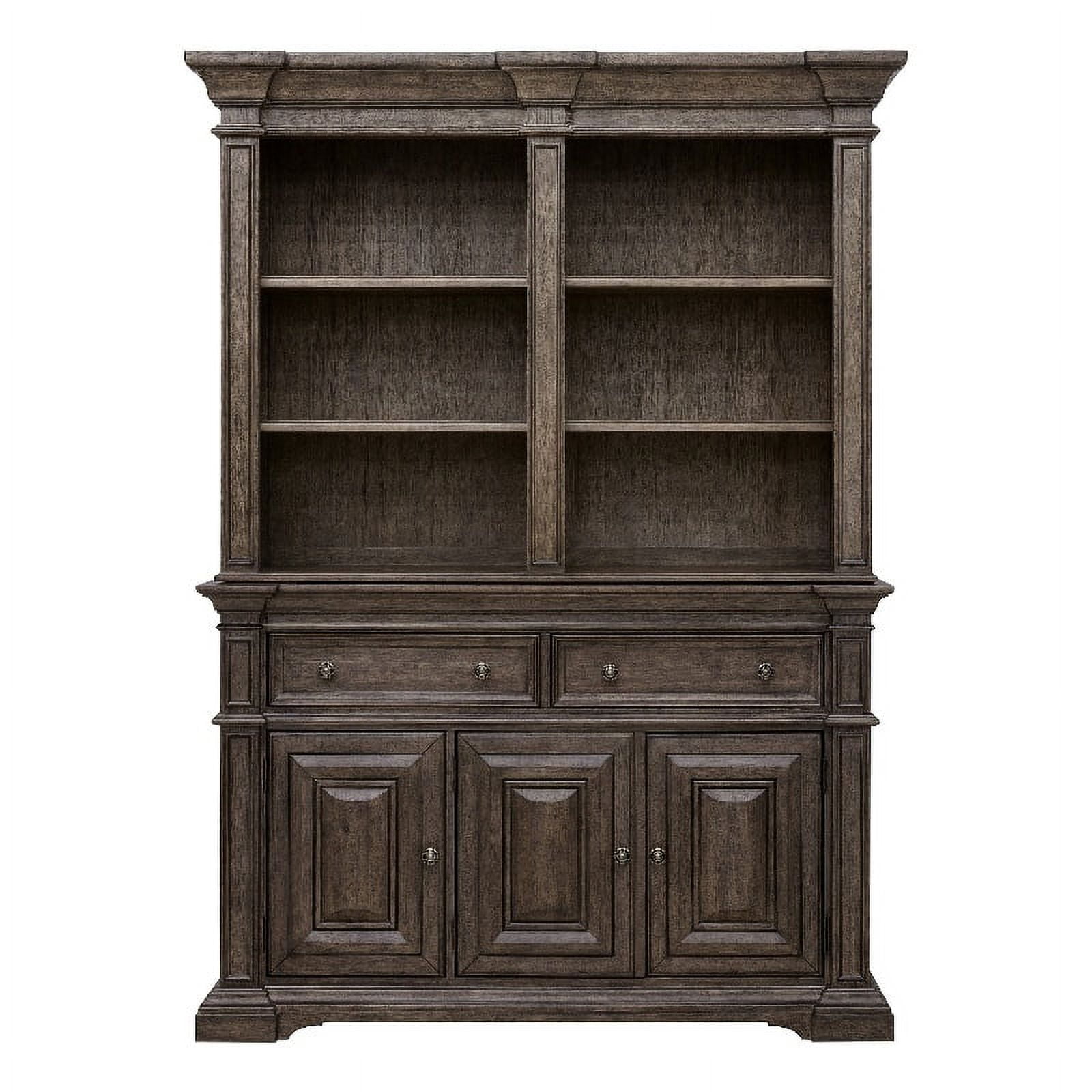 Maklaine Modern Server with Deck in Cowboy Boots Brown Finish - Walmart.com