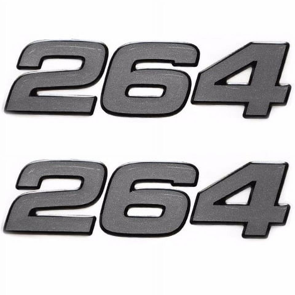Mako Boat Raised Decals | 264 Stickers Gray (Pair) - Walmart.com