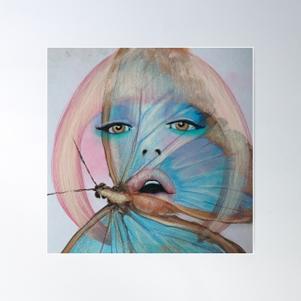 Mako Poster Wall Art, Modern Wall Decor For Living Room Bedroom, 24x24 ...