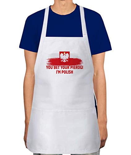 Makoroni - YOU BET YOUR PIEROGI I'M POLISH Poland Polish Apron ...