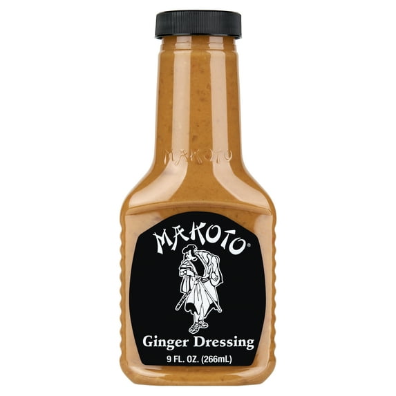 Makoto Authentic Asian Inspired Ginger Dressing, Cholesterol Free ...