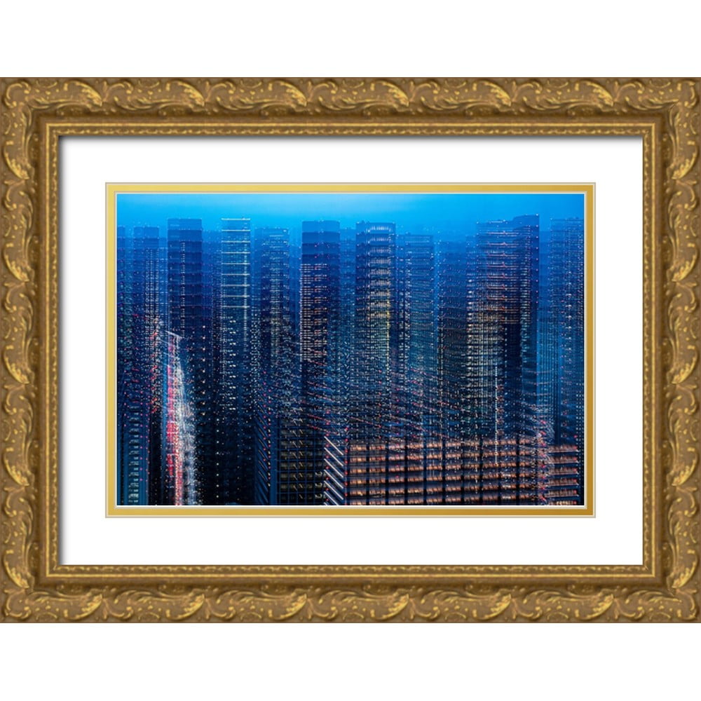 Makoto, Sasaki 18x13 Gold Ornate Wood Framed with Double Matting Museum Art Print Titled - tokyo ...