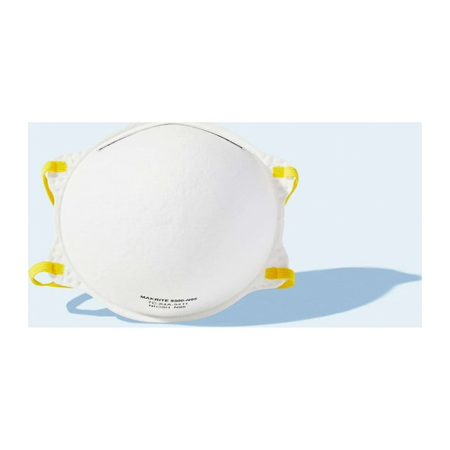 Makrite 9500-N95 Protective Gear: Molded Cup Surgical Respirator, Medium/Large Size - Walmart.com