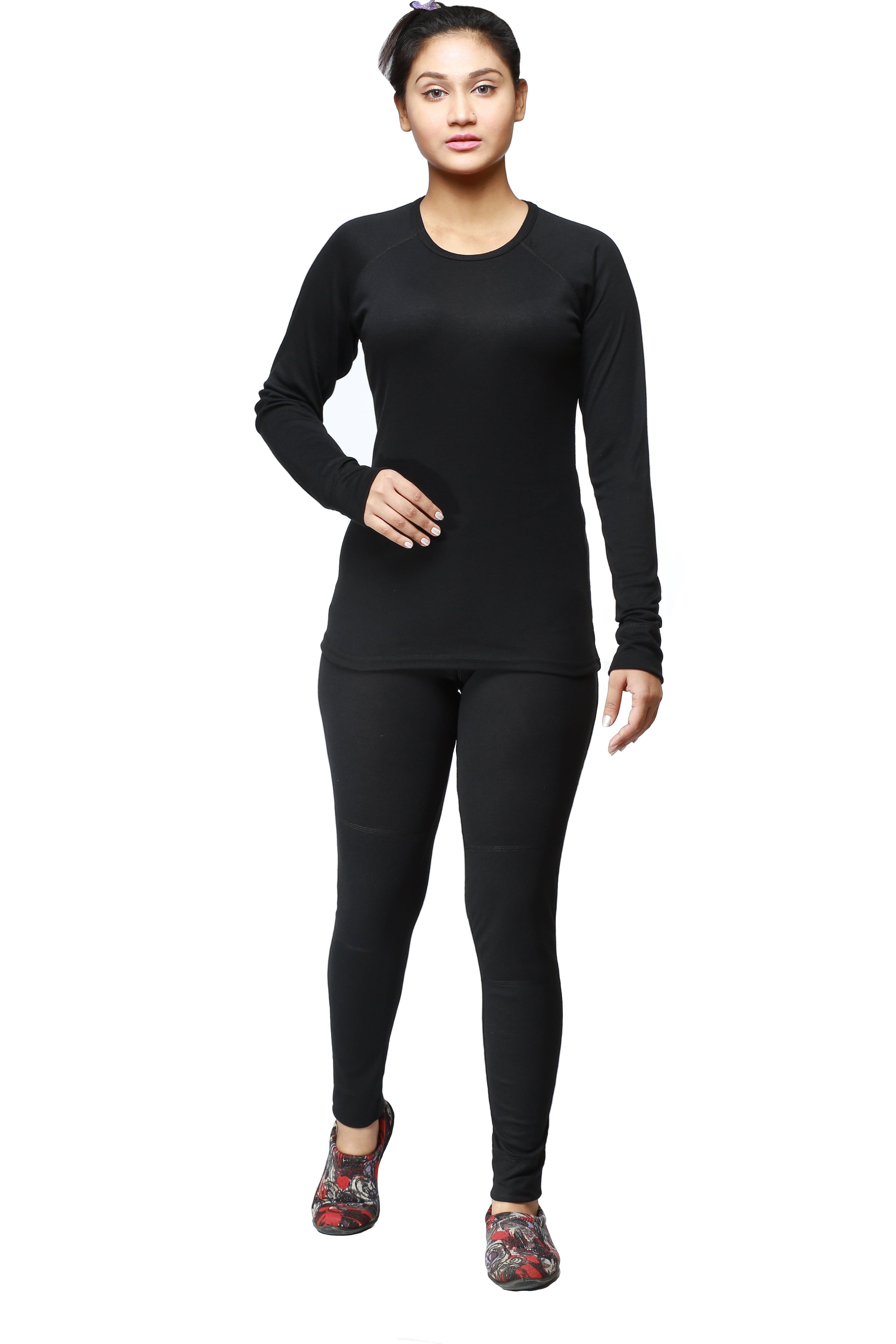 Maks Ladies Winter Long Johns 2-Piece Thermal Underwear Set - Walmart.com