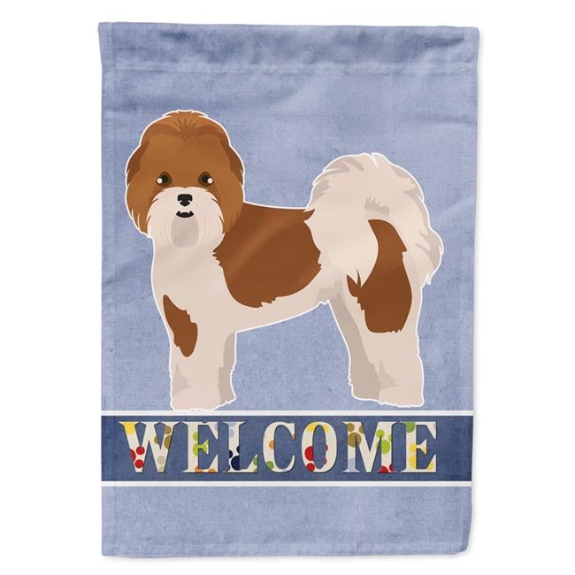 Mal-Shi Welcome Garden Size Flag - Walmart.com