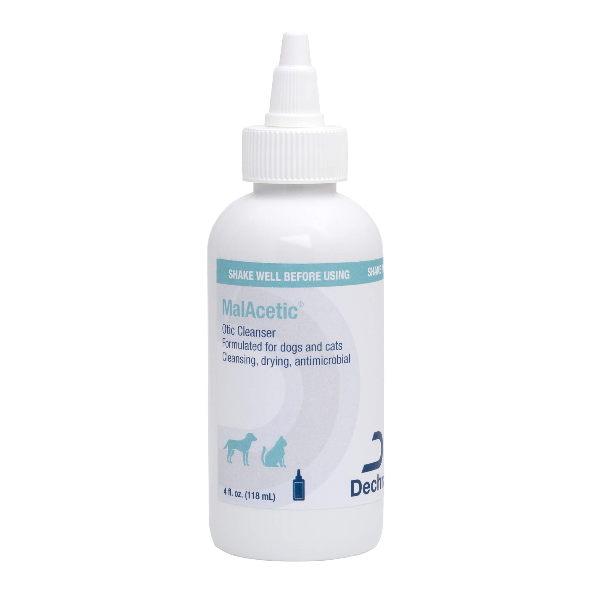 MalAcetic Otic Cleanser for Dogs and Cats, 4 oz - Liquid Pet Medication ...