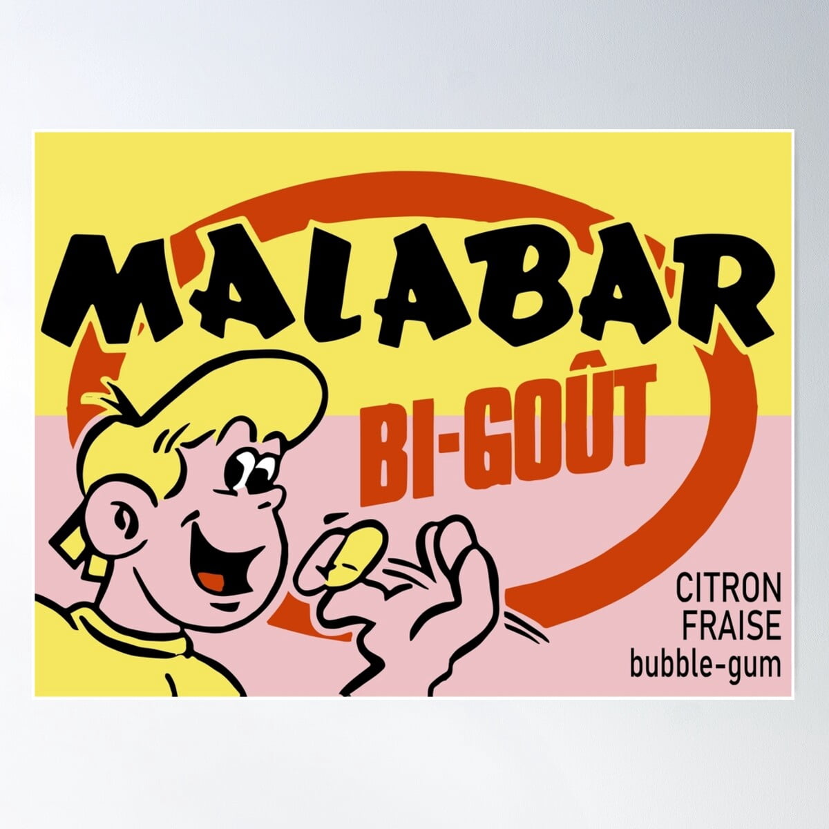 Malabar Bi-Gout Poster Wall Art, Modern Wall Decor For Living Room ...