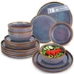 Vancasso, 16-Piece Stoneware Dinnerware Sets, Light Grey Dinner Set ...