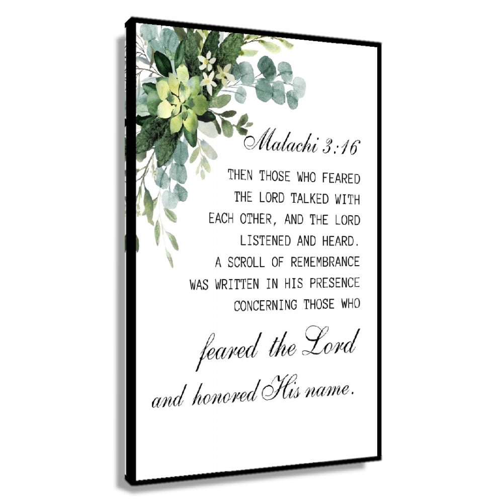 Malachi 3 16 Print Motivational Verse Printable Inspirational Verse ...