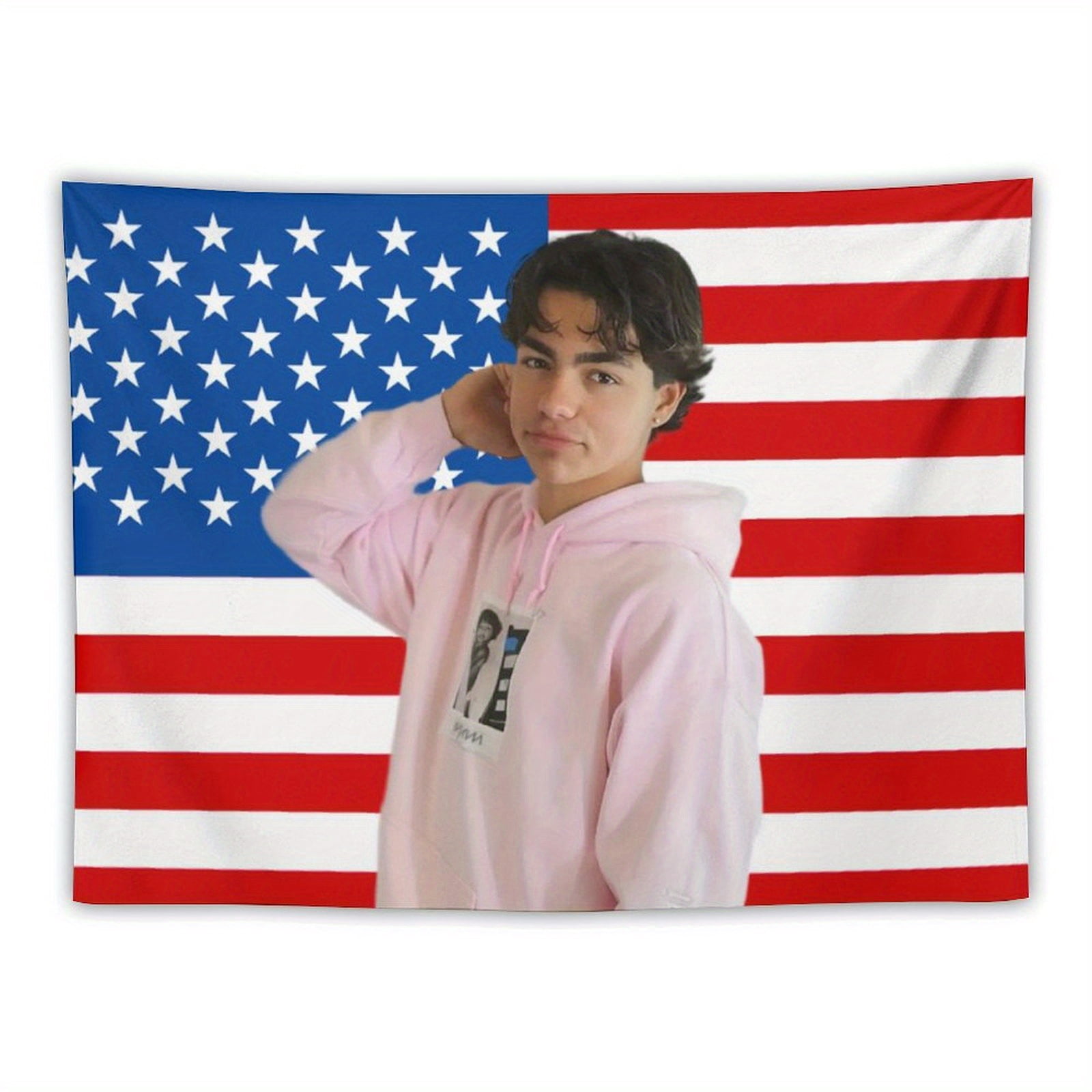 Malachi Barton American Flag Wall Hanging - Patriotic Stars and Stripes ...