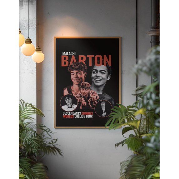 Malachi Barton Celebrity Poster Aesthetic Teen Star Modern Wall Art ...