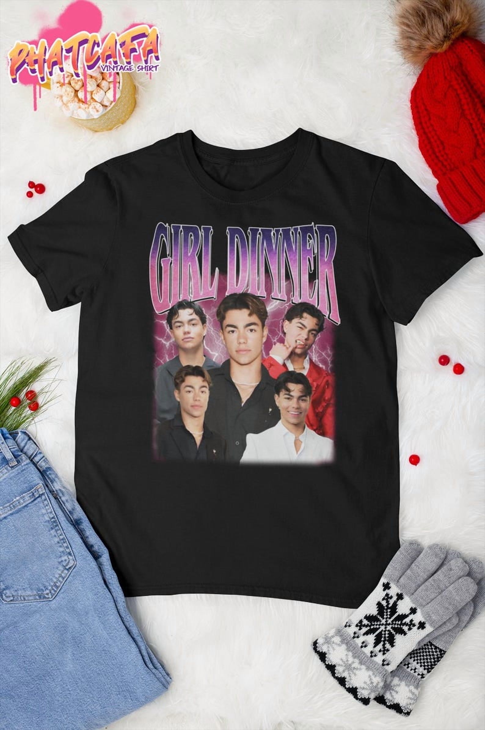 Malachi Barton Girl Dinner Vintage T-Shirt, Actor Fan Tee, Malachi ...