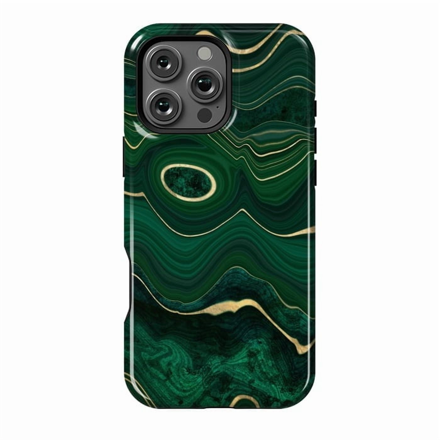 Malachite Stone Texture for iPhone 11 to 17 Pro Max Compatible Phone ...