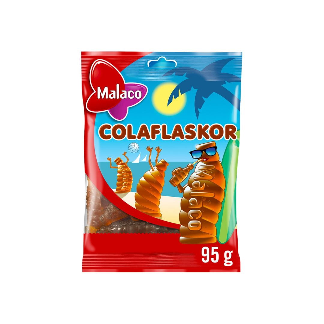 Malaco Colaflaskor (Cola Bottles) Gummies, 3.35oz (Pack of 2) - Walmart.com