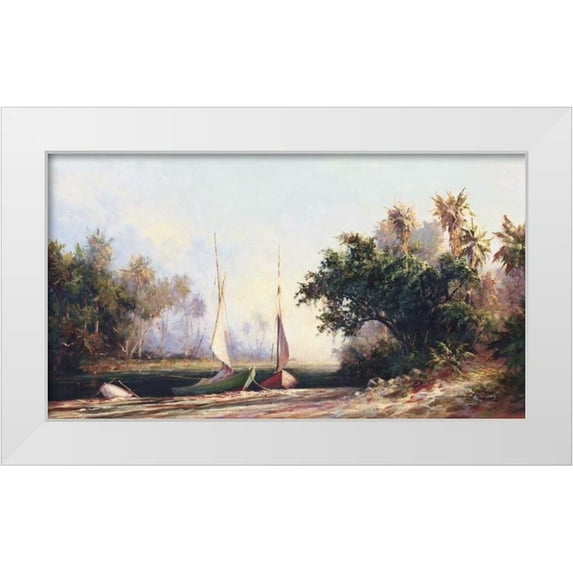 Malarz 14x10 White Modern Wood Framed Museum Art Print Titled - Peace ...