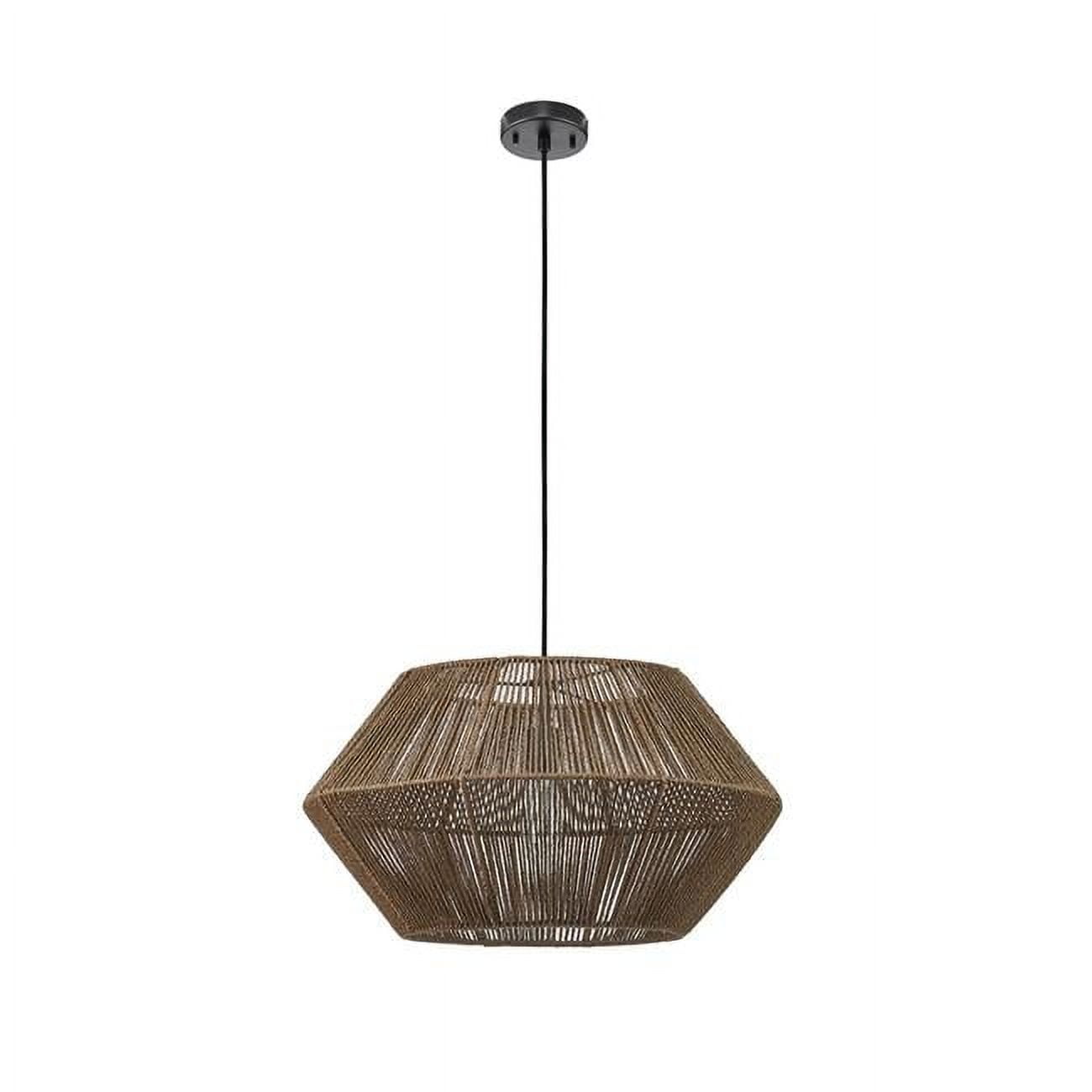 Malay Natural Twine 1-Light Pendant Light - Walmart.com