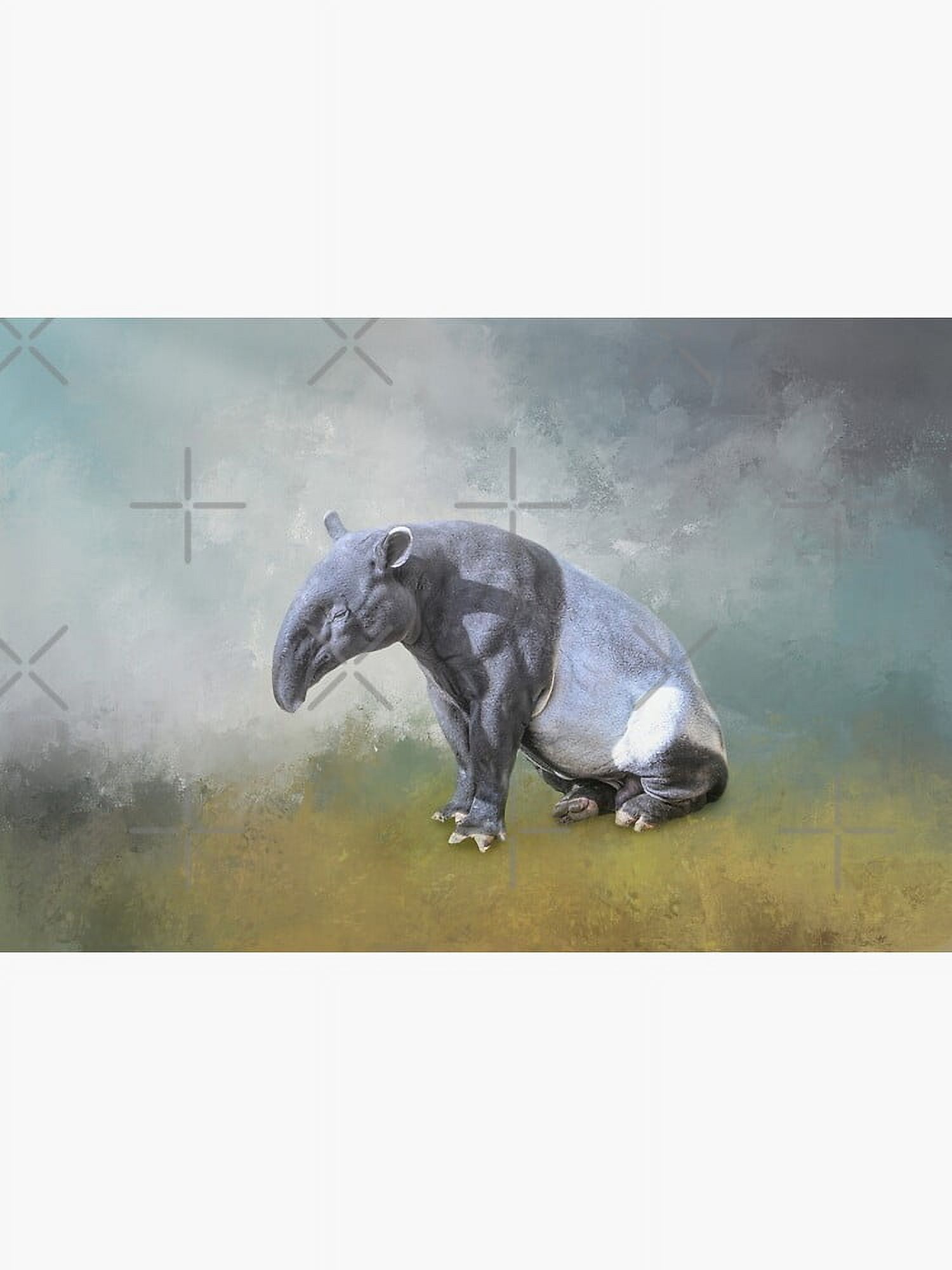 Malayan Tapir Four Poster Framed-unframed - Walmart.com