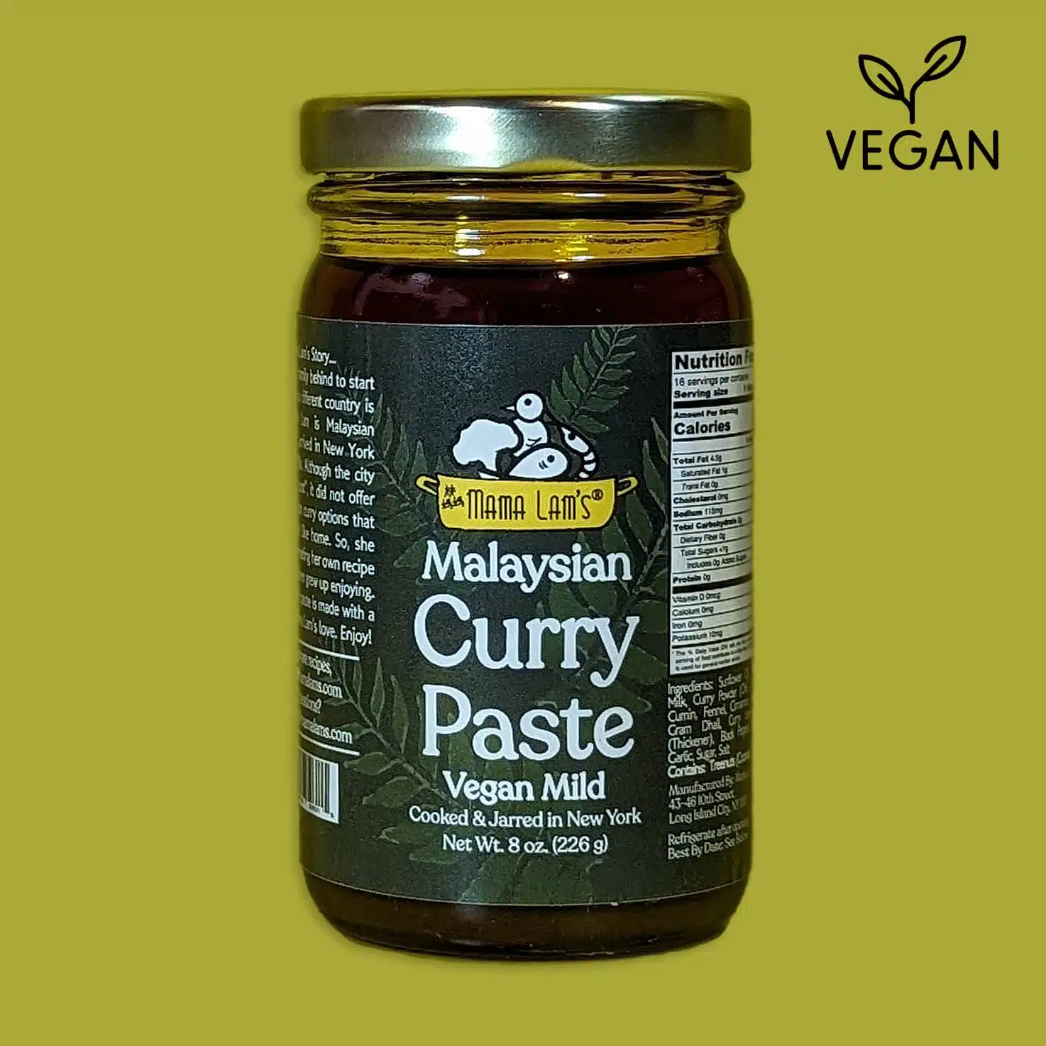 Malaysian Traditional Mild Curry Paste 8 oz - Walmart.com