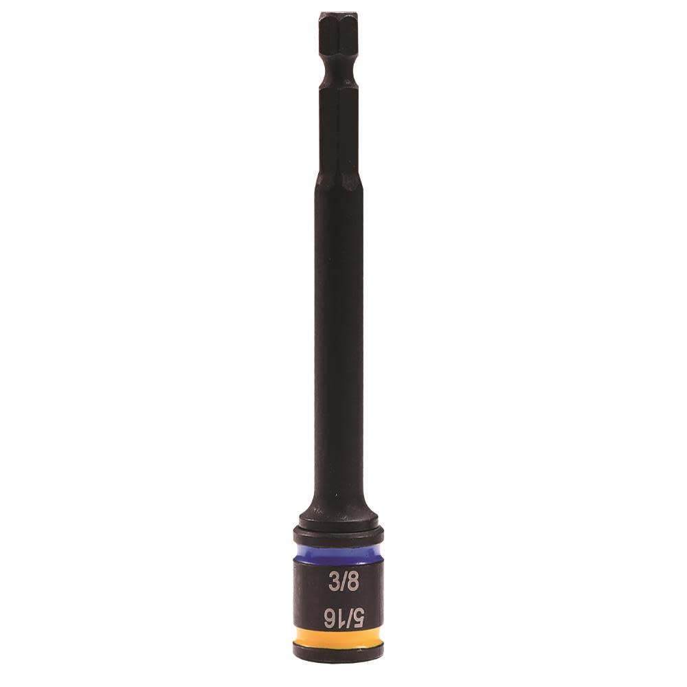 Malco 5/16 & 3/8 x 4" Dual Sided Hex Driver Cleanable, Reversible ...