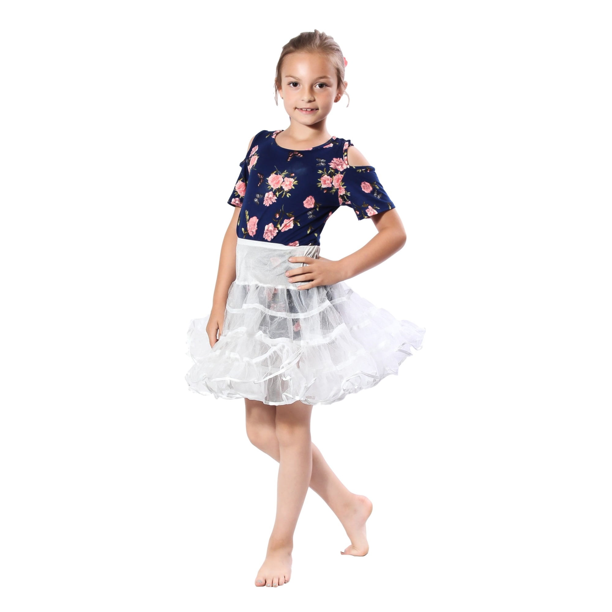 Malco Modes Little Angela Child Petticoat Style 178 (White / Small ...