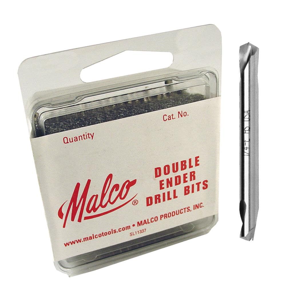 Malco Products Double Ended Polished Drill Bit - 1/8In (12 pack ...