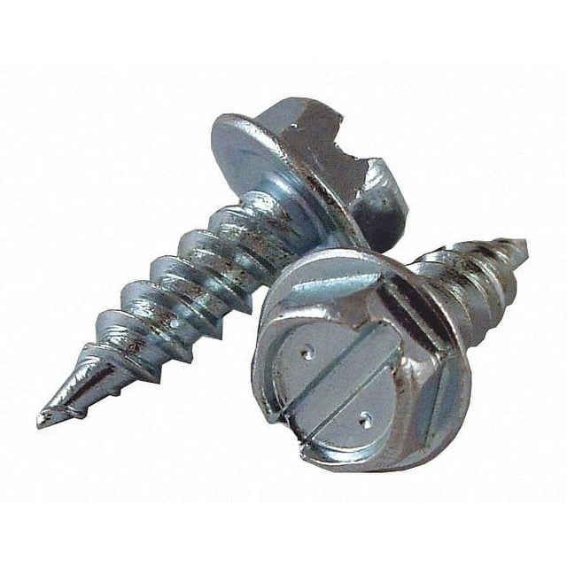 Malco Scrw Sz #7,1/4",Zinc,1/2"L,PK1000 HW7X1/2ZT - Walmart.com