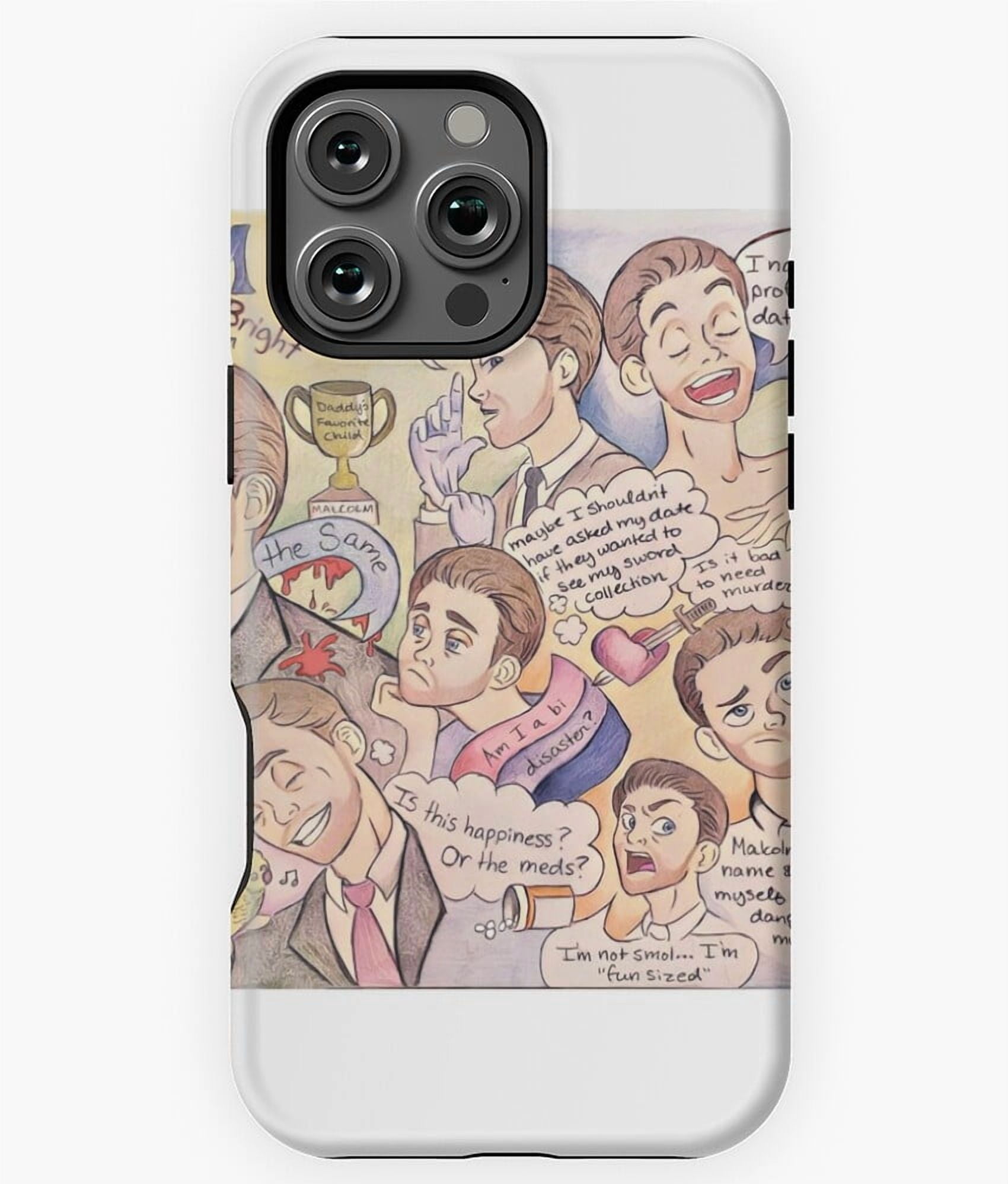 Malcolm Bright Cartoon Prodigal Son Phone Case for iPhone 16 15 14 13 ...