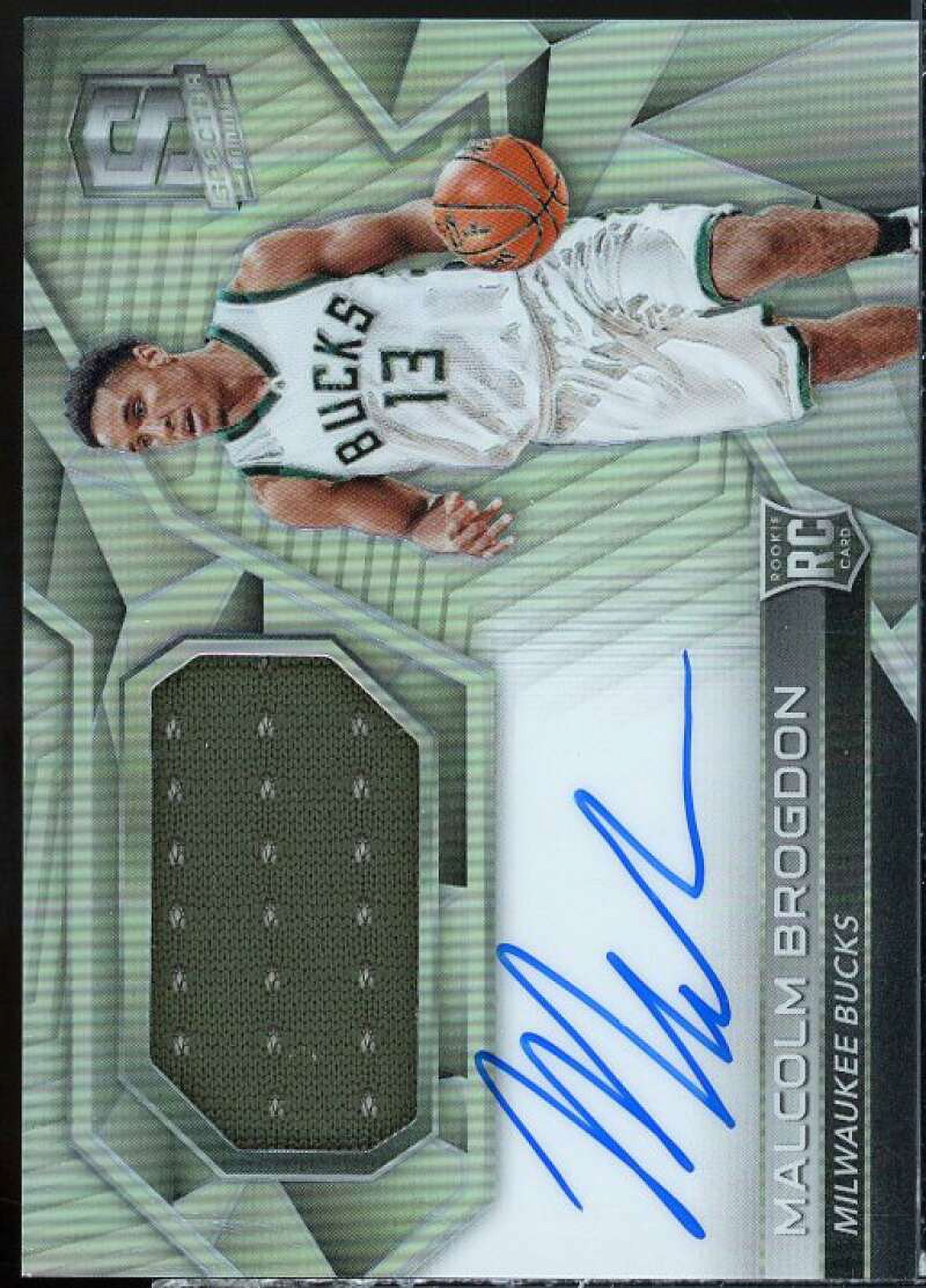 Malcolm Brogdon JSY AU Rookie Card 2016-17 Panini Spectra #111 ...