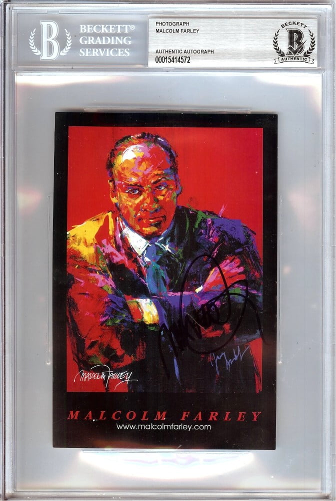 Malcolm Farley Signed Autographed Photograph Sports Artist Beckett BAS ...