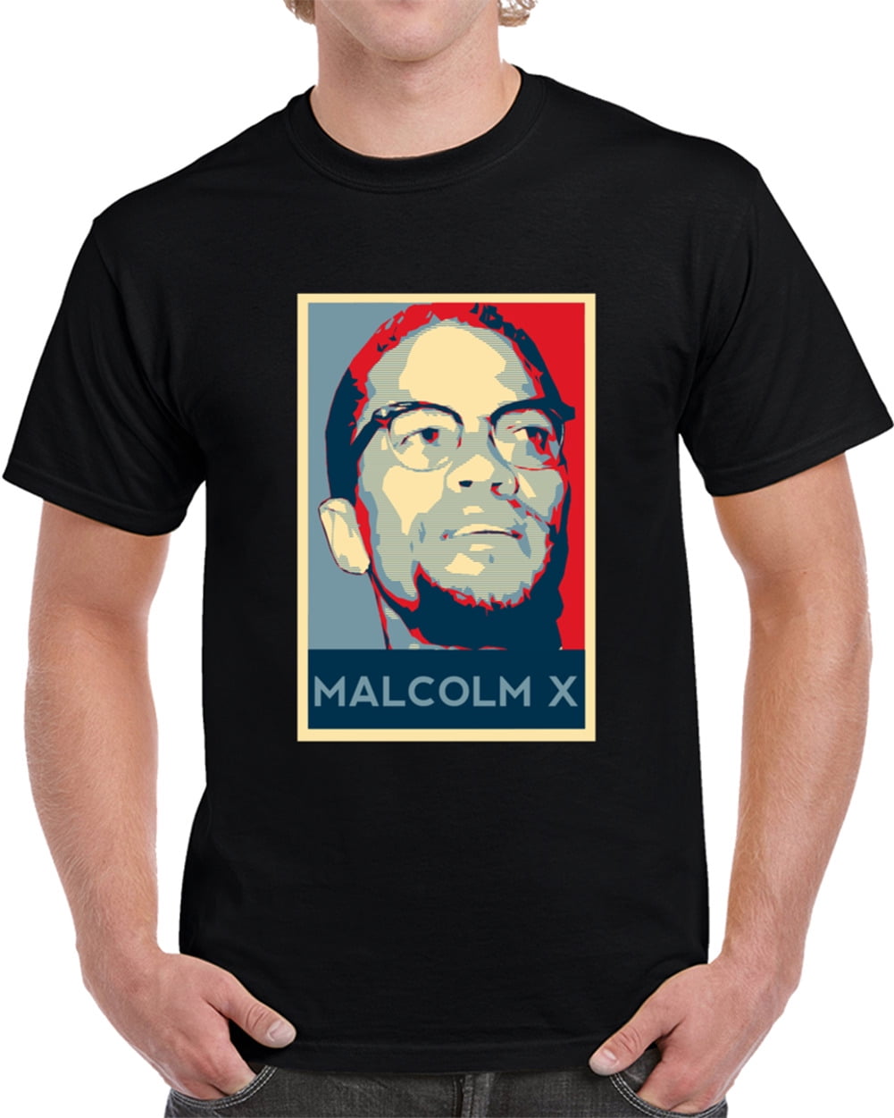 Malcolm X Black History Hope Poster 90s Retro T-Shirt Tee Gift New ...