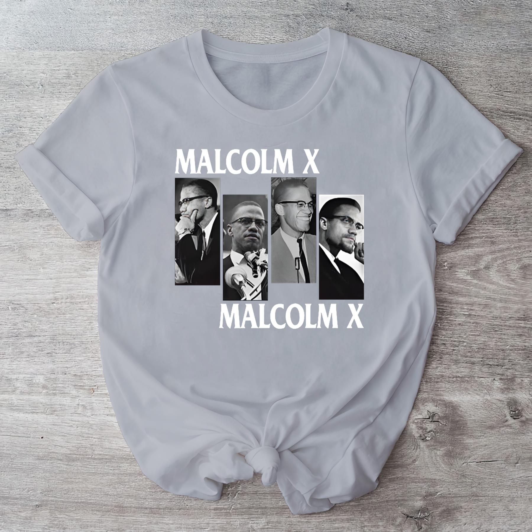 Malcolm X Civil Rights Movement T-Shirt-TH42322 - Walmart.com