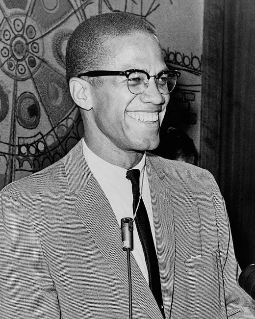 Malcolm X Portrait 1964 Style - A - 24x36 Inch Glossy Laminated ...