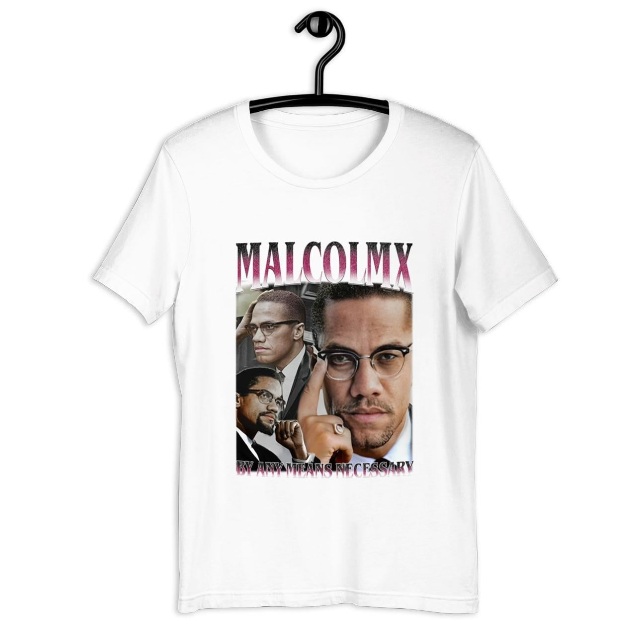 Malcolm X Tshirt Vintage STYLE - Walmart.com