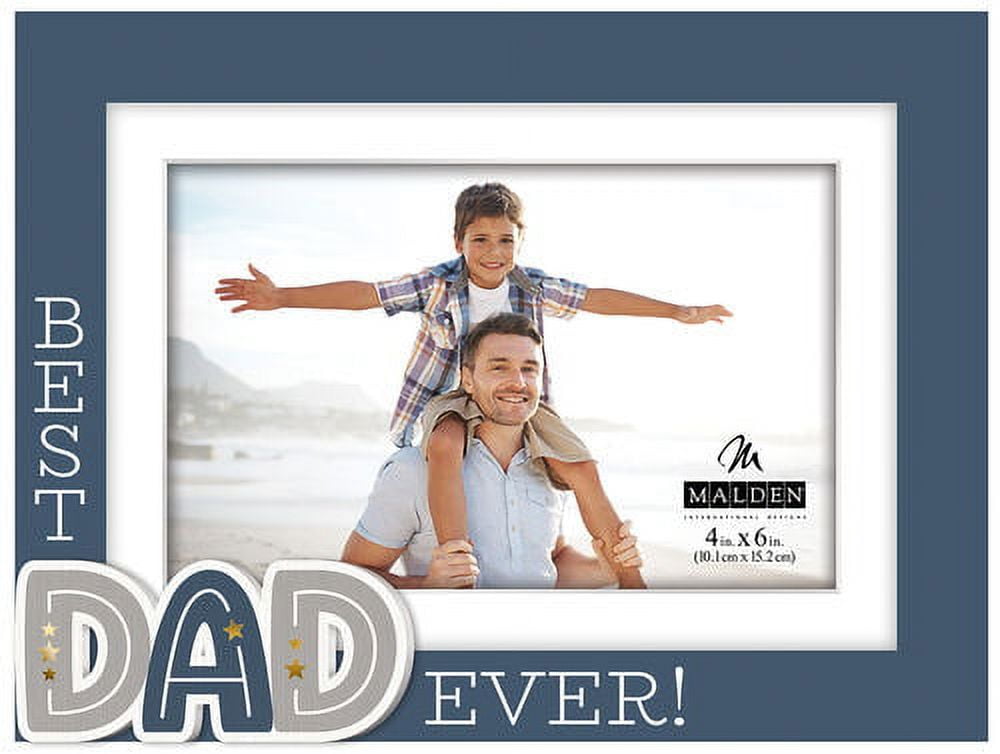 Malden 4x6 Best Dad Ever Frame - Walmart.com