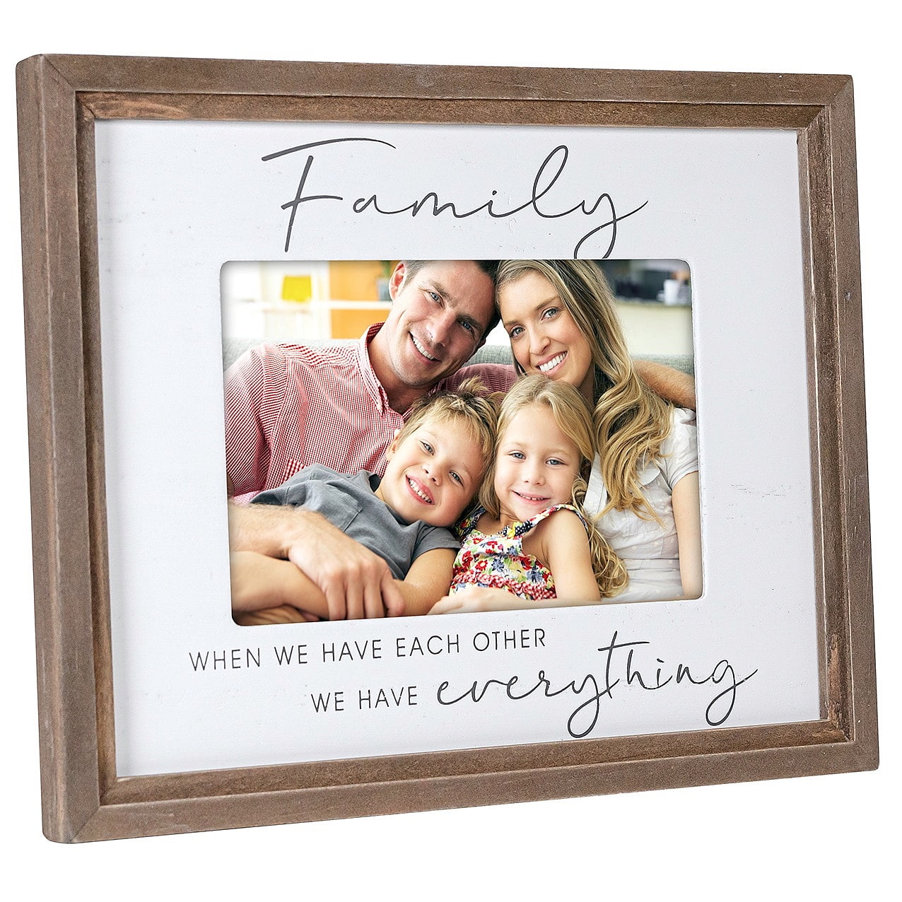 Malden Family Picture Frame 4x6 - 'We Have Everything' Photo Portrait for Memories - Walmart.com