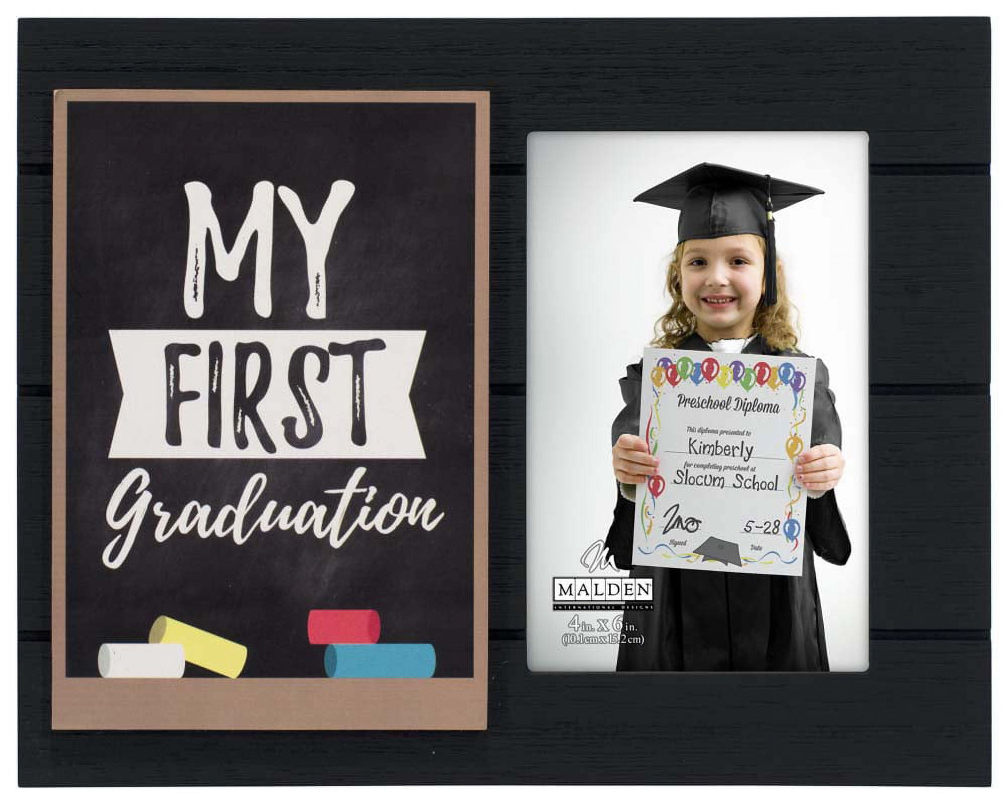 Malden 4x6 My First Graduation Lofty Expressions Frame - Walmart.com